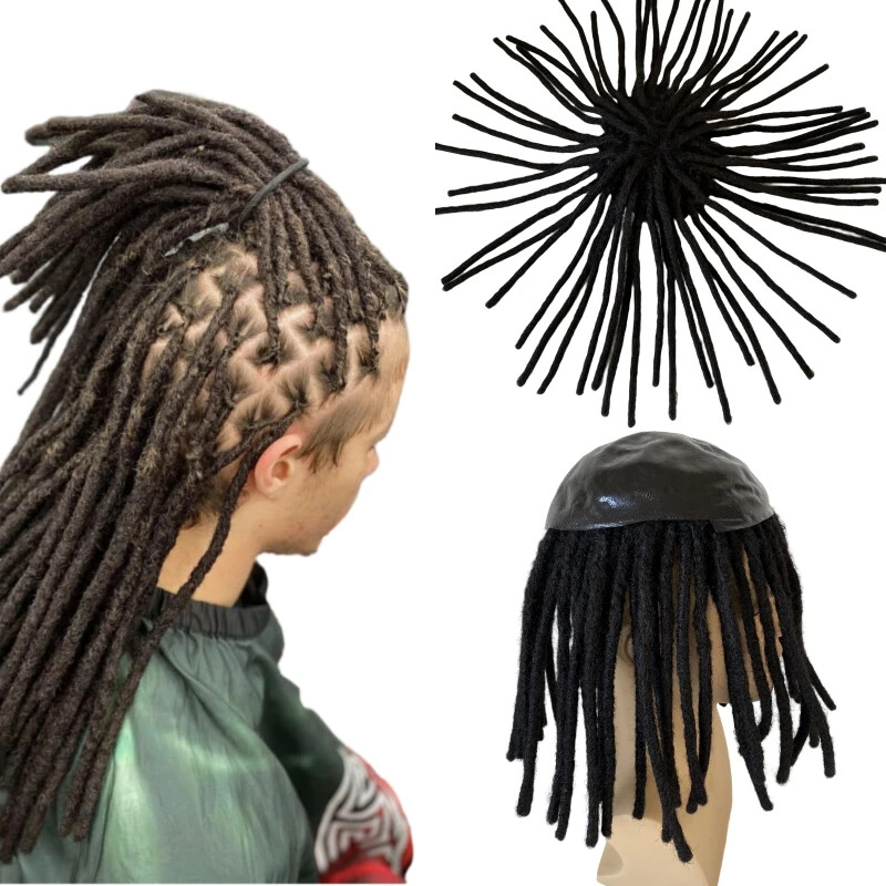 Dreadlocks Human Hair Replacement Skin Unit for Black Men | eBay