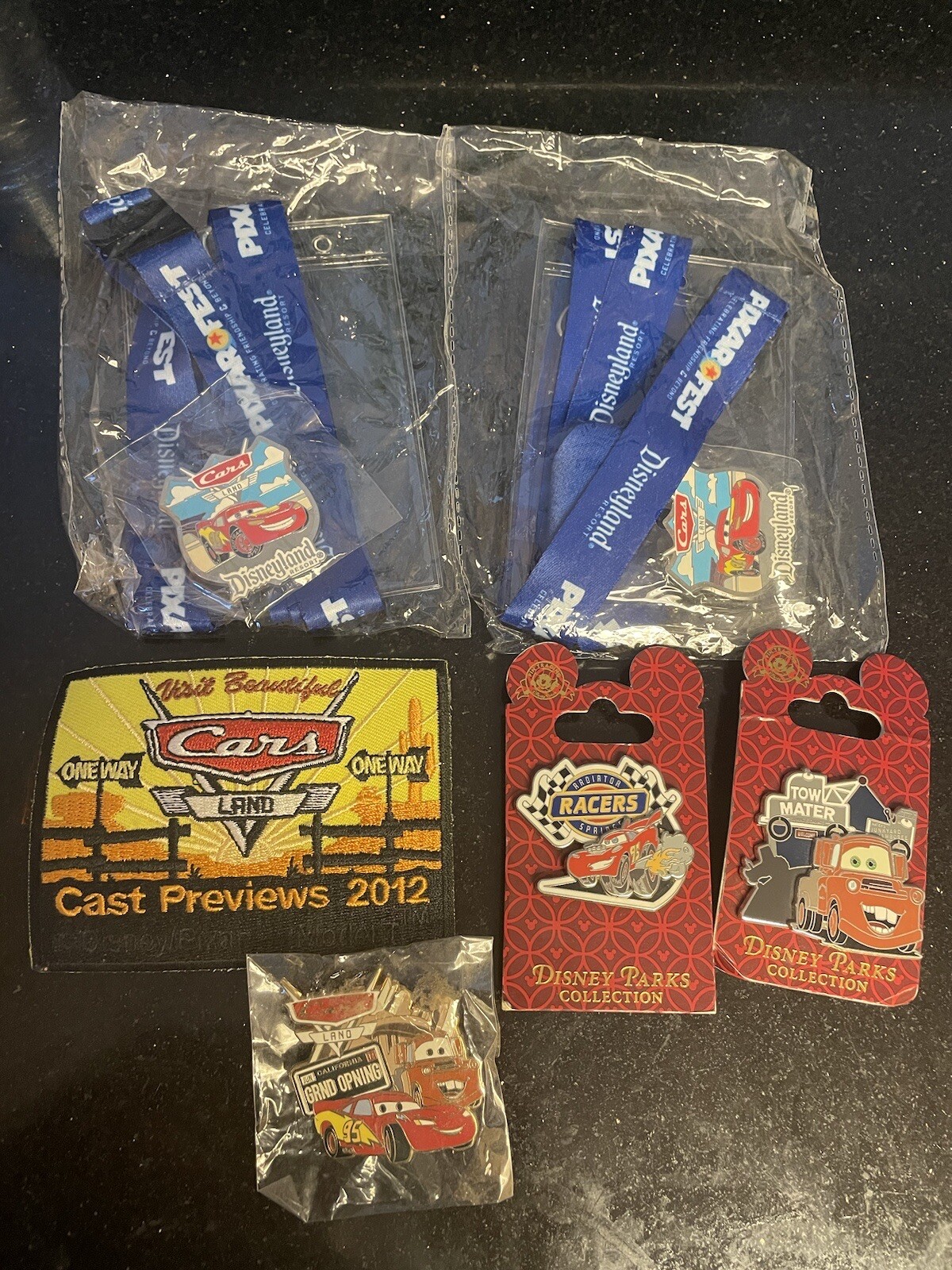 Disneyland DCA Cars Land Pin Lot of 5 Plus Cast Member Patch and ...