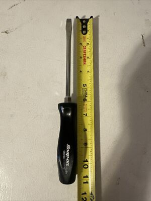 Snap-on SDD6A BLACK Hard Handle 5/16" Flat Head Screwdriver USA new | eBay
