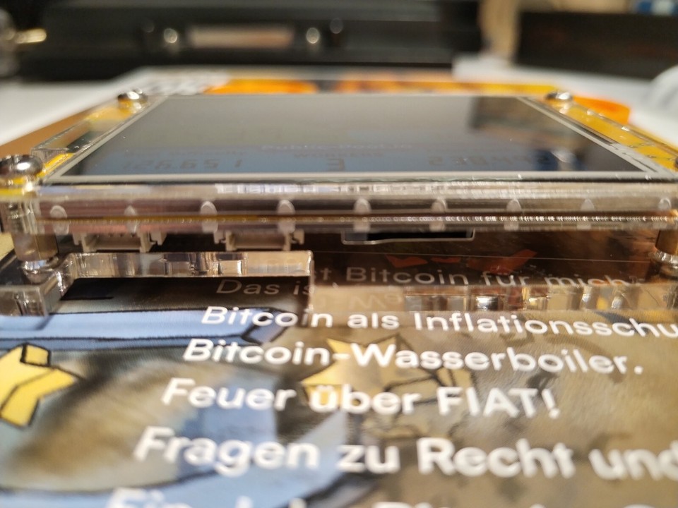 1030KH/s!!! Big Bitcoin Nerd Miner - 2,8" Display mit Gehäuse - NM ...