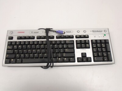 Compaq Silver Wired Keyboard RT7H00 | eBay