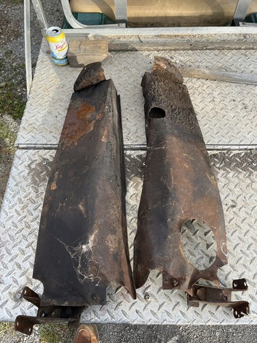 1936 36 CHEVROLET STANDARD ENGINE SPLASH PAN DUST SHIELD APRON W/ FRAME ...