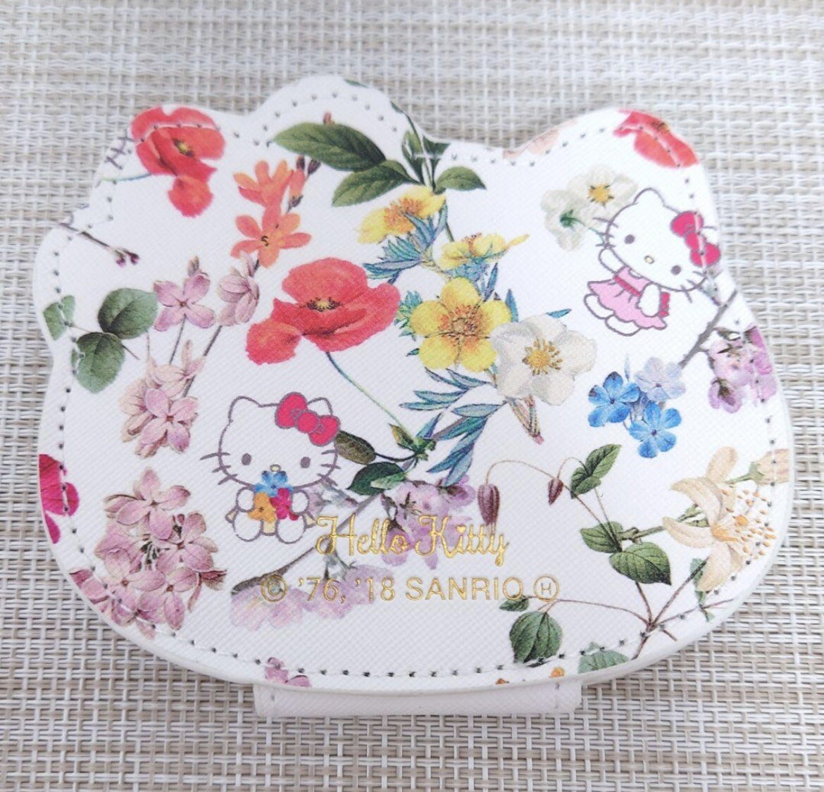 Hello Kitty Compact Mirror and Pouch Set from Japan Cute♡ Chesty | eBay