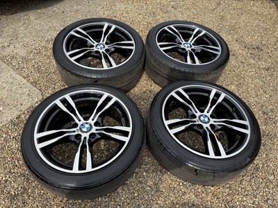18" BMW Style 400m alloy wheels & tyres staggered 3 4 series 5x120 F30 ...