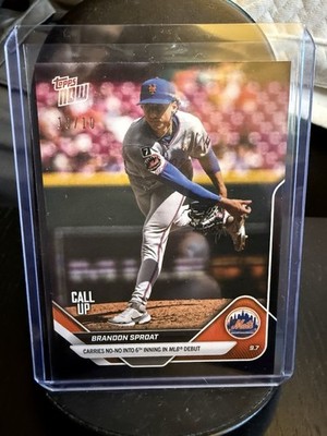 Brandon Sproat - #10/10 - 2025 MLB Topps NOW - Card 672 - PR: 2355 | eBay