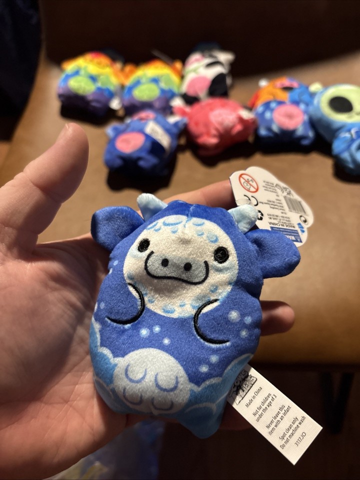 “Cows vs Aliens Plush Lot Mini Clip Toys 18pc Cow Alien Pig Rare ...