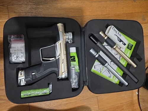 Planet Eclipse Cs2 Imfamus Paintball Marker Gun Silver/Gold Electronics Included | eBay