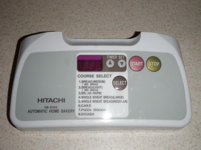 Hitachi Bread Machine Control Panel for Model HB-D103 | eBay