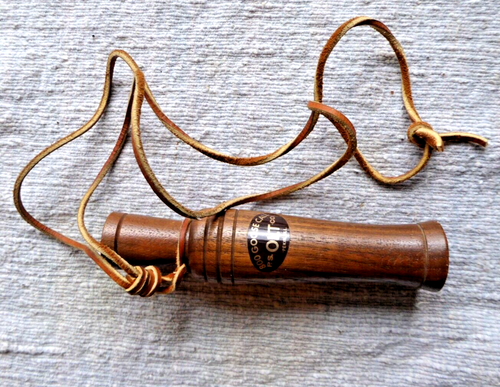 Vintage P. S. Olt Model 800 Wooden Goose/ Duck Call with Lanyard | eBay