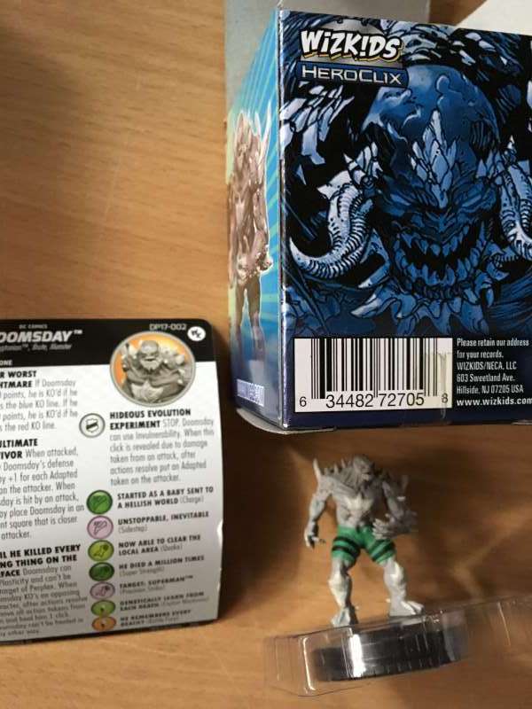 Doomsday #DP17-002 2017 Convention Exclusive DC Heroclix | eBay Australia