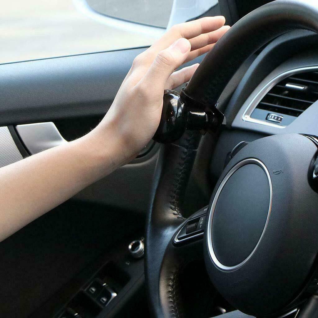Black Auto Heavy Duty Suicide Knob Car Steering Wheel Spinner Handle ...