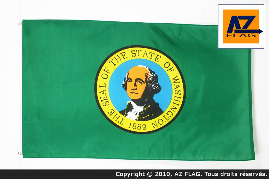 WASHINGTON FLAG 3' x 5' - US STATE OF WASHINGTON FLAGS 90 x 150 cm ...