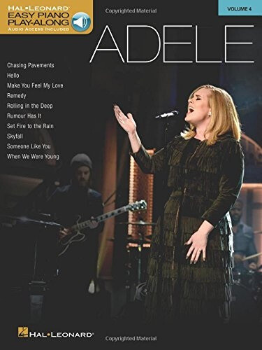 Easy Piano Play-Along Volume 4: Adele (Book/Online Audio) NEUF | eBay