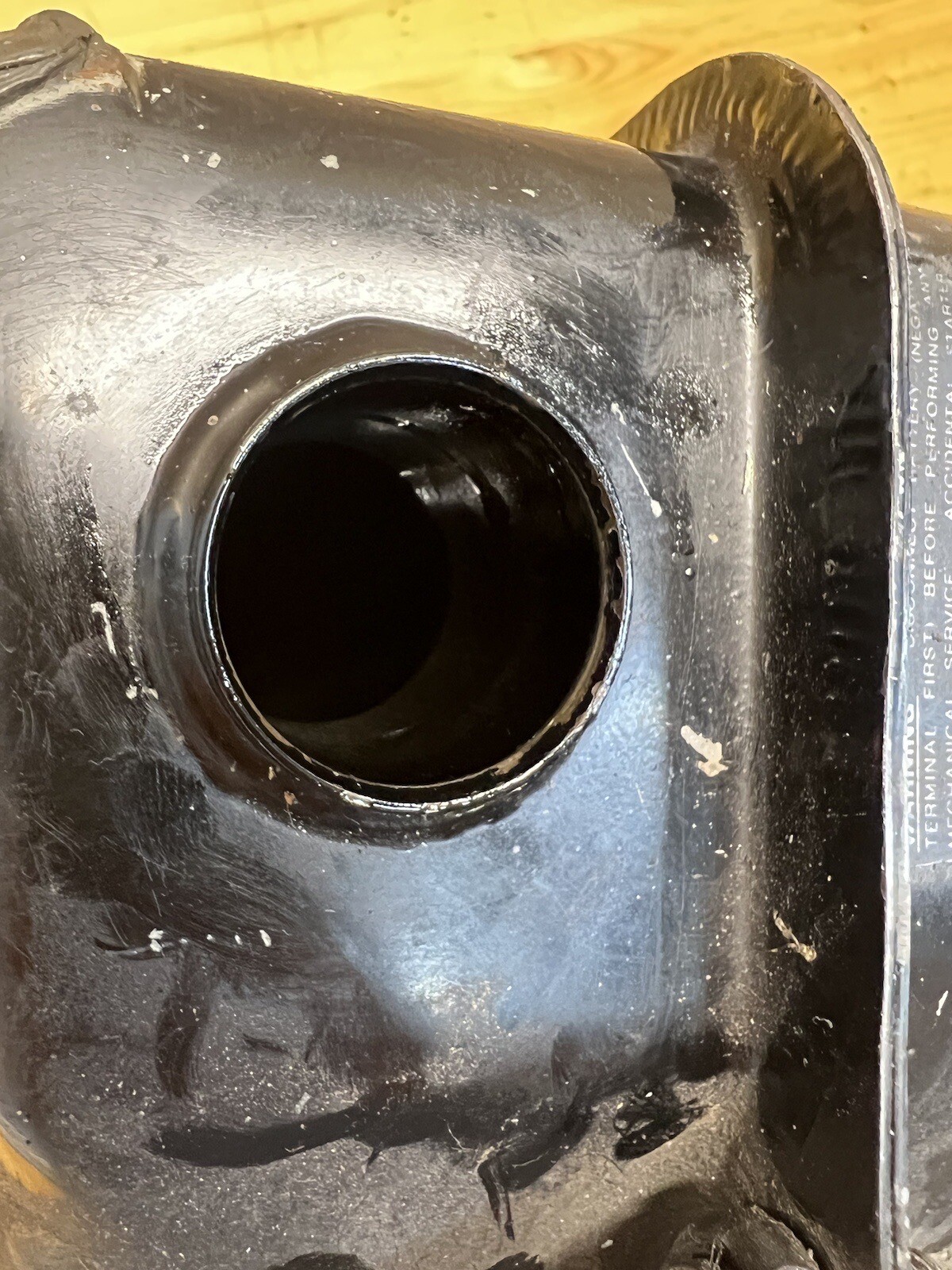 Harley-Davidson Super Glide FXR FXRS FXRT Oil Tank Black 62406-81 1982 ...
