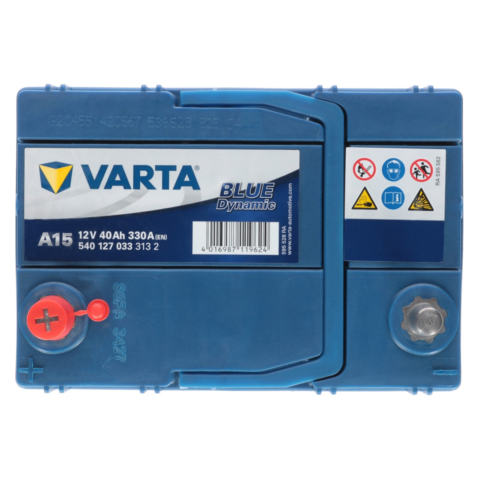 Varta A15 12V 40Ah 330A/EN Autobatterie Blue Dynamic PKW Batterie NEU ...