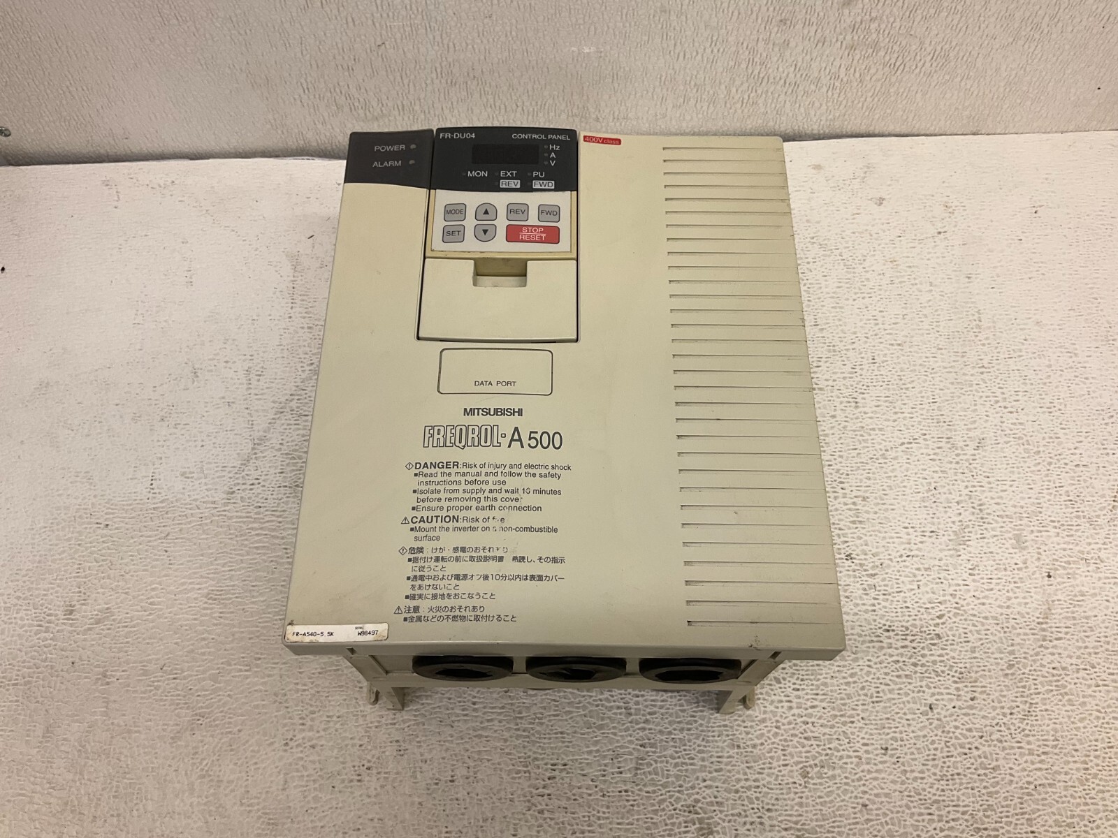 Mitsubishi FR-A540-5.5K 3 Phase Inverter 380-480 VAC 5.5 kW Freqrol ...