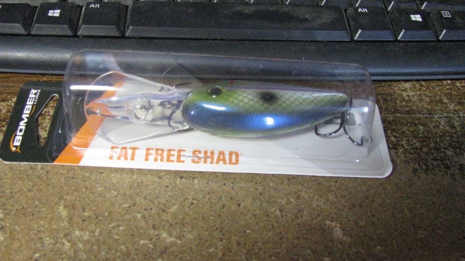 Bomber lure, "Fat Free Shad ", 3", 1 oz, nip, free shipping | eBay