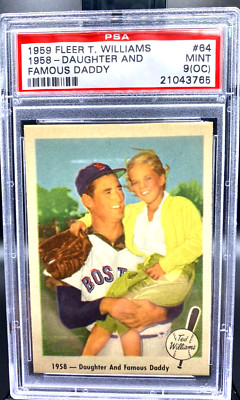 1959 FLEER - TED WILLIAMS - DAUGHTER & FAMOUS DADDY - PSA 9 OC | eBay