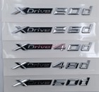 Chrome XDrive 48d Letters Number Trunk Emblem Badge Sticker for BMW ...