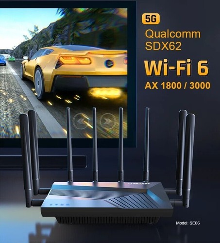 Suncomm SE06 5G + 4G LTE router Snapdragon X62 with T-mobile unlimited ...