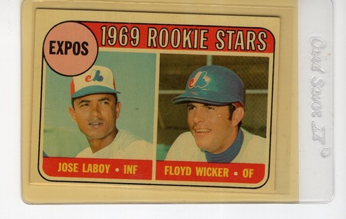 1969 Topps #524 Rookie Stars/Jose Laboy RC/Floyd Wicker RC | eBay