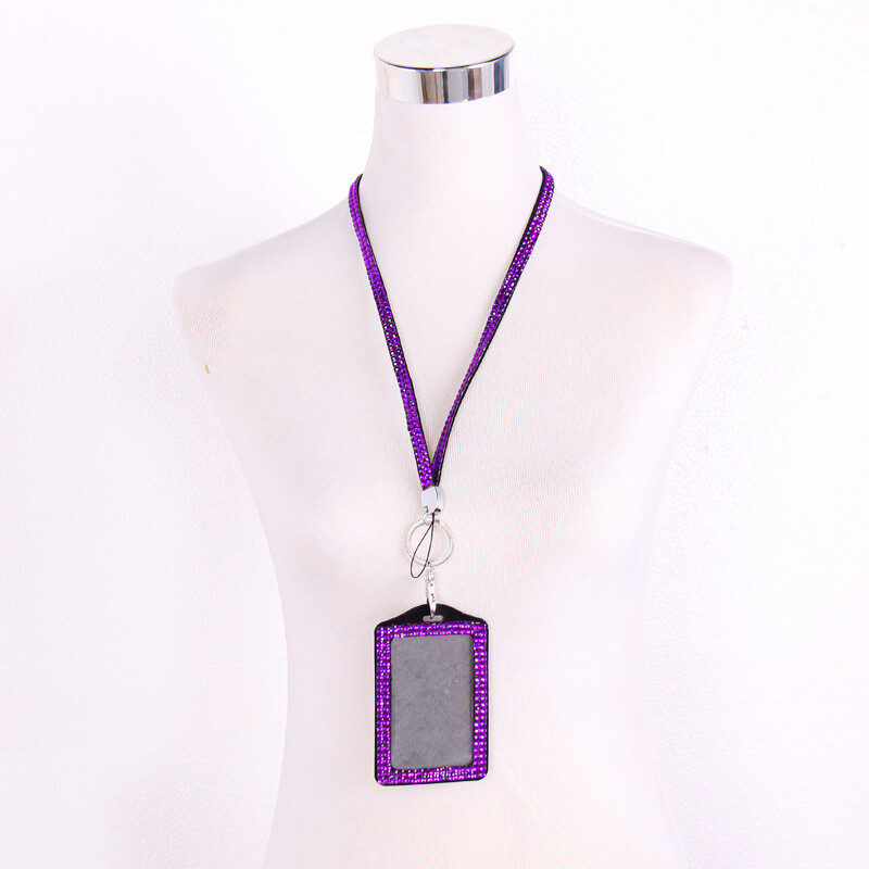 1X LANYARD BLING DIAMONTE RHINESTONE CRYSTAL STRAP NECK ID CARD KEY ...