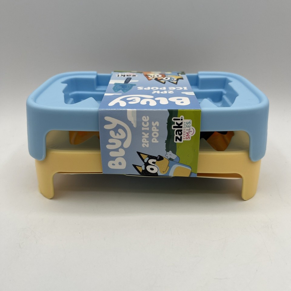 Zak Designs 4 Ice Pop Bluey 1 Pack Stackable Ice Pop Trays D0816354 | eBay