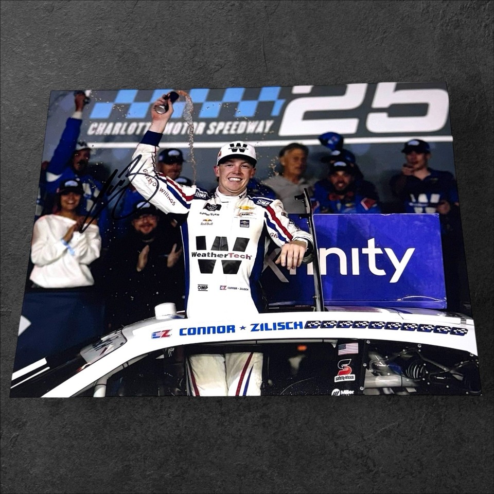 Connor Zilisch WEATHERTECH CHARLOTTE VICTORY LANE 2025 NASCAR 8x10 ...