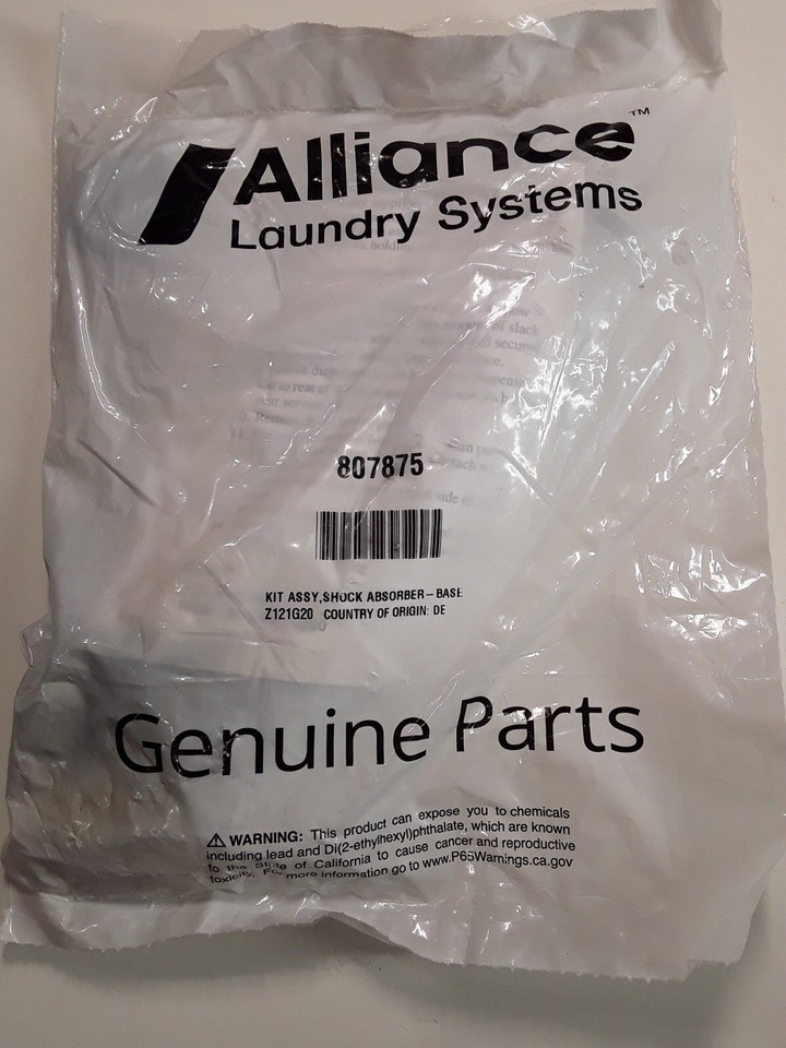 Speed Queen #807875 Washer/Dryer KIT ASSY,SHOCK ABSORBER-BASE 802881P ...