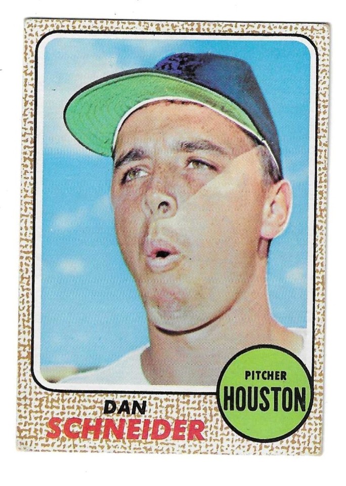 1968 TOPPS, RON DAVIS, JULIO GOTAY, DAN SCHNEIDER, BOB ASPROMONTE ...