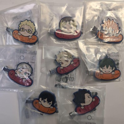 Haikyuu Character Hair Clips Set of 8 Authentic Collectible Anime Japan ...