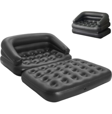 DIMAR GARDEN Inflatable Couch Outdoor Blow Up Sofa,Air Sofa Bed for ...