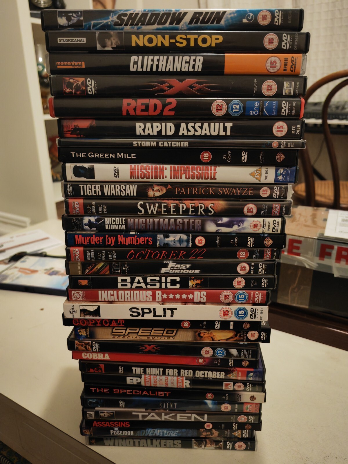 Collection of 30 Action / Adventure / Thriller DVDs - Take Your Pick ...