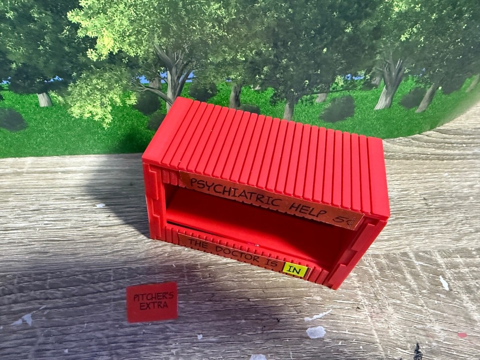 O Scale Psychiatric Help Booth - The Doctor is In - Fully Assembled ...