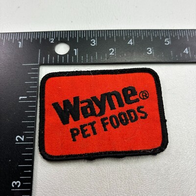Vintage WAYNE PET FOODS Advertising Patch 43XV | eBay