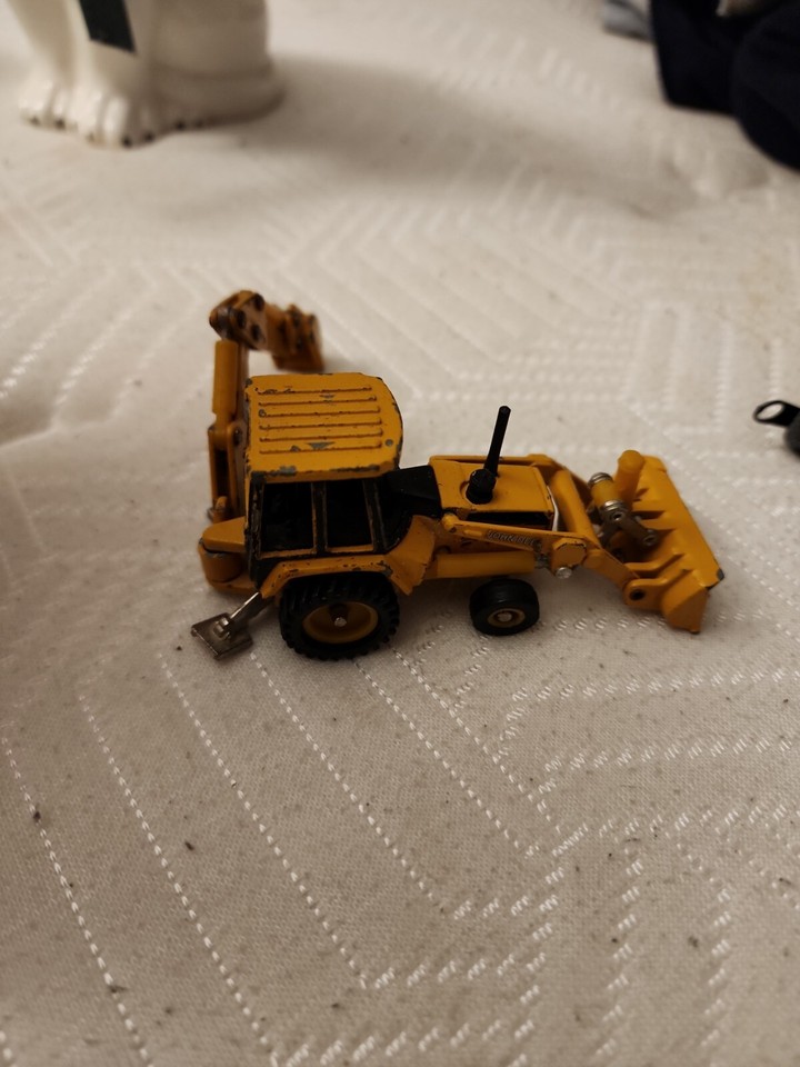 antique vintage john deere metal backhoe tractor toy | eBay