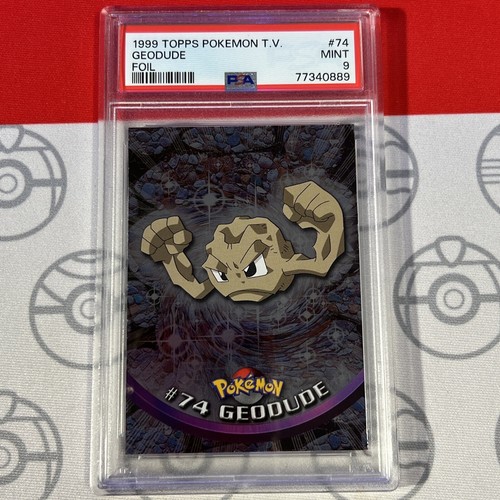 PSA 9 Geodude Foil Holo #74 1999 Topps Pokemon TV Card 0889 | eBay