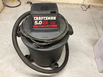 Craftsman 16 Gallon 5 Peak HP Wet Dry Vac Heavy Duty Shop Vac w/o ...