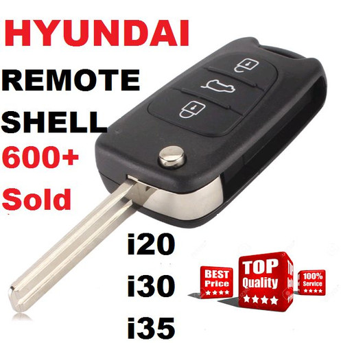 Replacement remote Flip car key shell suitable for HYUNDAI i20 i30 i35 ...