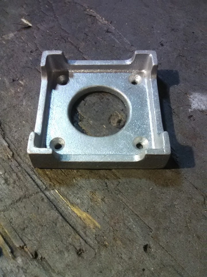 5x5 Post Base, 4 1/4 x 4 1/4 x 1 inch tall, 4 plinths, free shipping | eBay