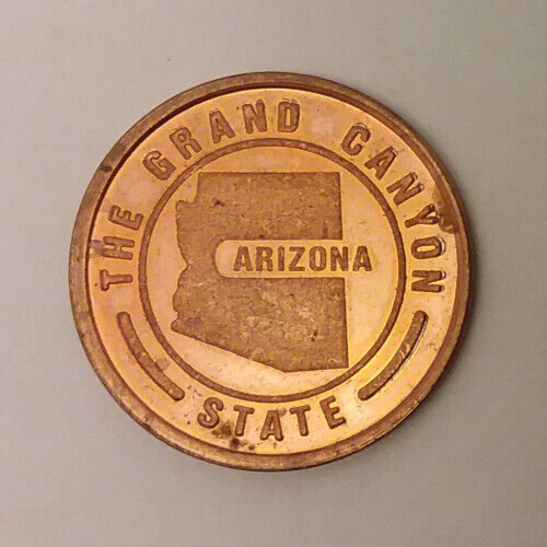 Glen Canyon Dam Arizona The Grand Canyon State Souvenir Coin Token 25mm ...