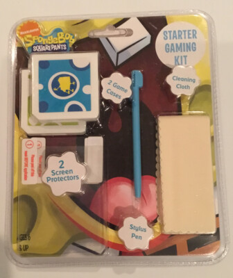 Spongebob SquarePants Starter Gaming Kit for Nintendo DSL/DSi NEW | eBay