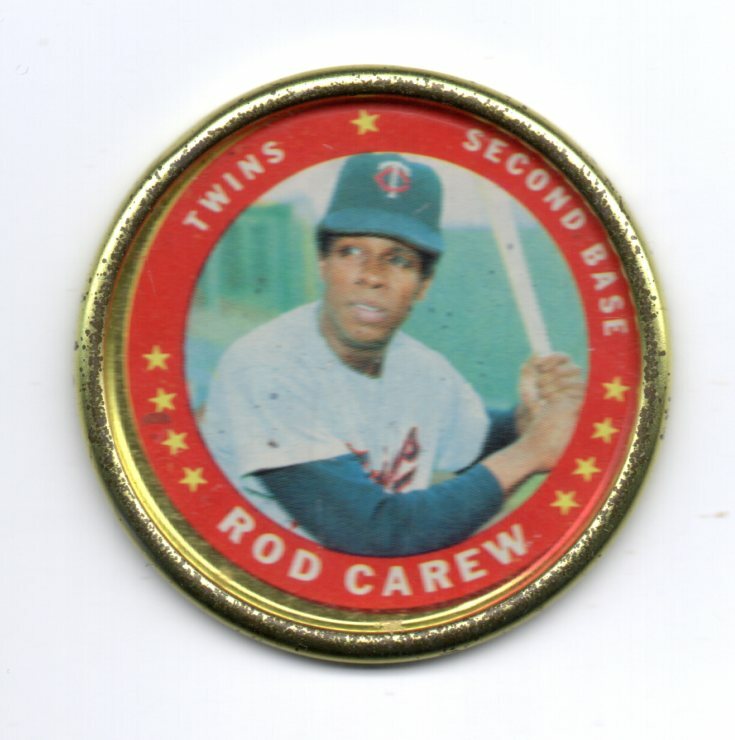 ORIGINAL 1971 TOPPS BASEBALL COIN #24 ROD CAREW TWONS SET BUST HOF ...