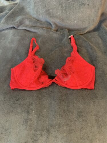 Victorias Secret Very Sexy Unlined Plunge Bra Size 32d Nwt Valentines
