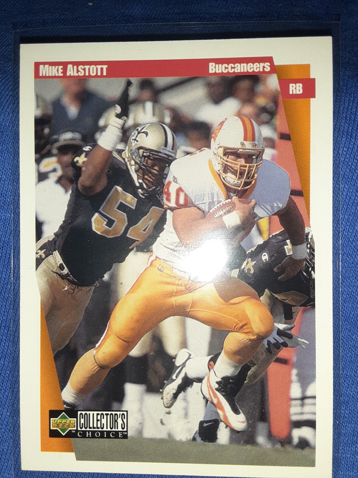 1997+Upper+Deck+Collector%27s+Choice+-+%23123+Mike+Alstott for sale ...