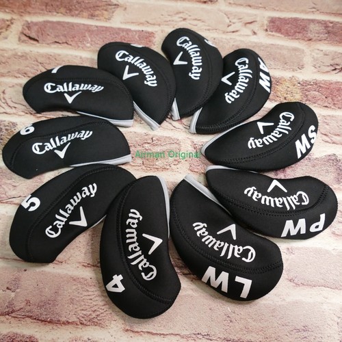 Callaway V Golf Iron Cover Black color 10piece 1set Compatible with all ...