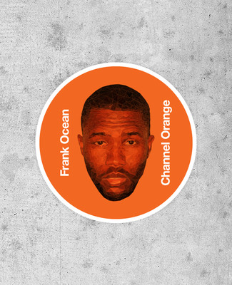 Frank Ocean Sticker - Channel Orange - kanye west Jay-Z OFWGKTA ...