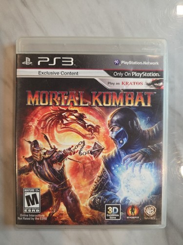 Mortal Kombat PS3 PlayStation 3 Replacement Case W/ Kombat Pass | eBay
