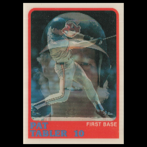 Pat Tabler #205 1988 Sportflics Cleveland Indians Baseball Card MLB NM ...