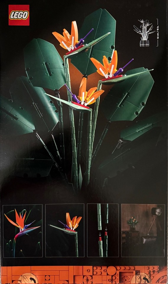 LEGO Botanical 10289 Bird of Paradise Strelitzia Flower Plant Set Brand ...
